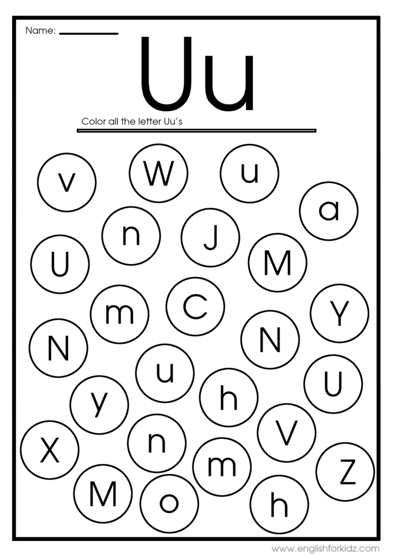 Free Printable Alphabet Worksheets - Worksheets Day