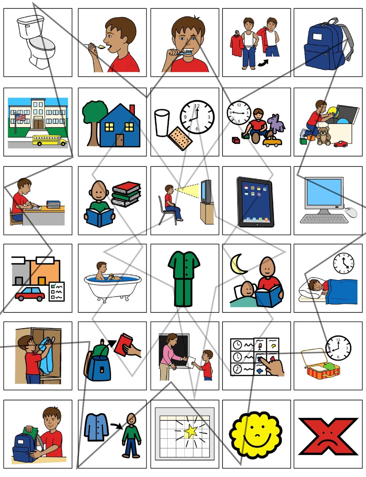 Free Printable Autism Worksheets - Worksheets Day