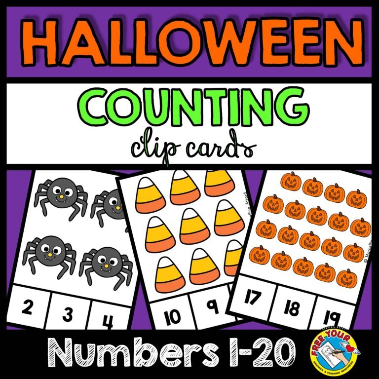 Halloween Counting - Worksheets Day