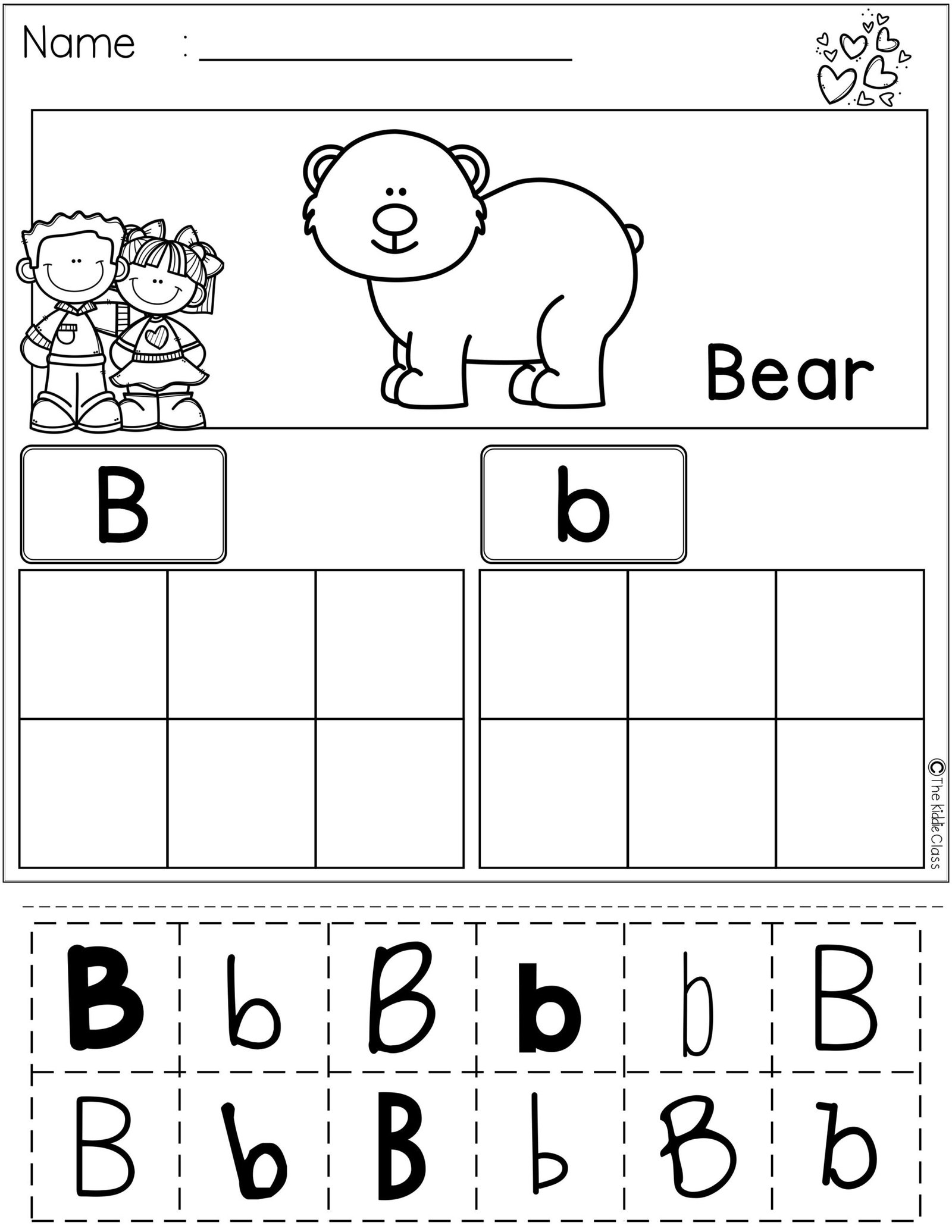 Trace, Cut And Paste Alphabet Worksheets - Worksheets Day