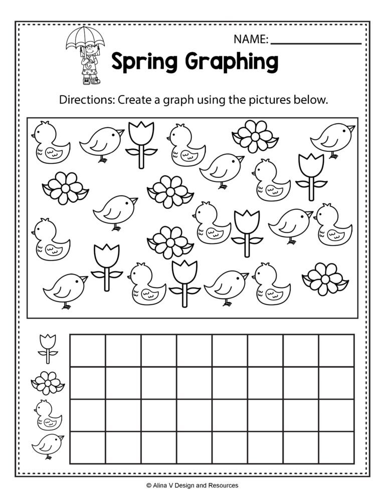 Spring Counting Worksheets - Worksheets Day