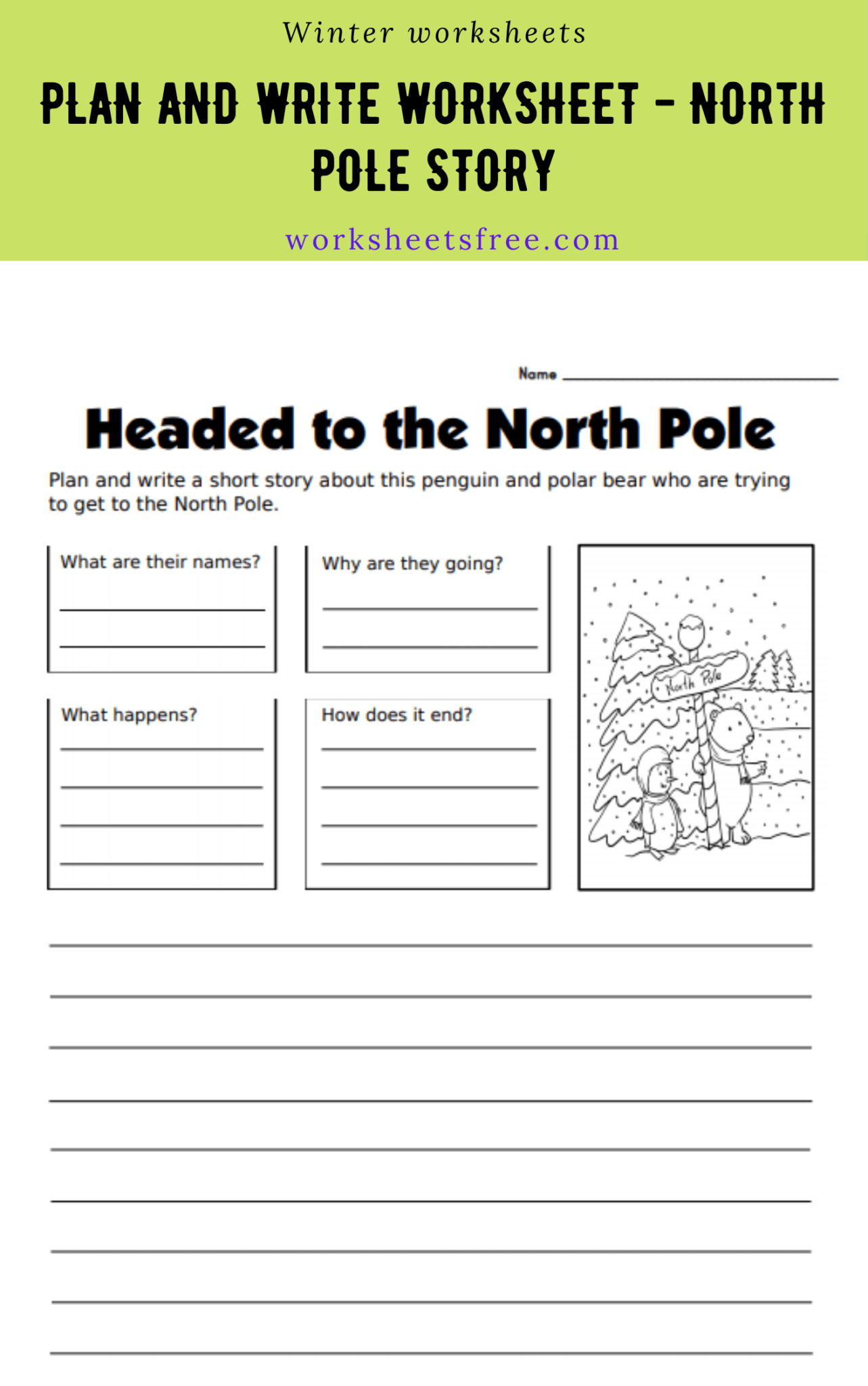 Free Printable Winter Worksheets - Worksheets Day