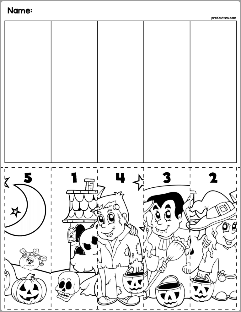 Free Printable Halloween Worksheets - Worksheets Day