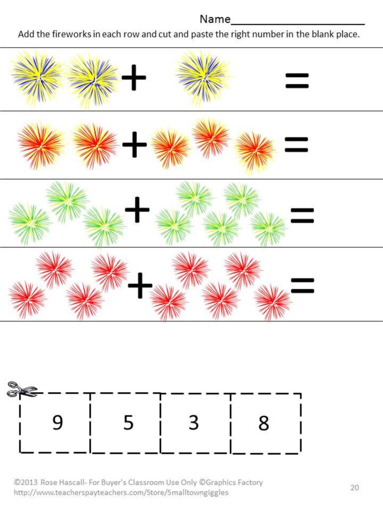 New Year Counting Practice Worksheets - Worksheets Day